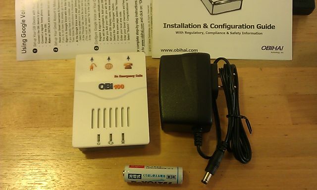 IP電話アダプタOBI100でFusion IP-Phone SMART